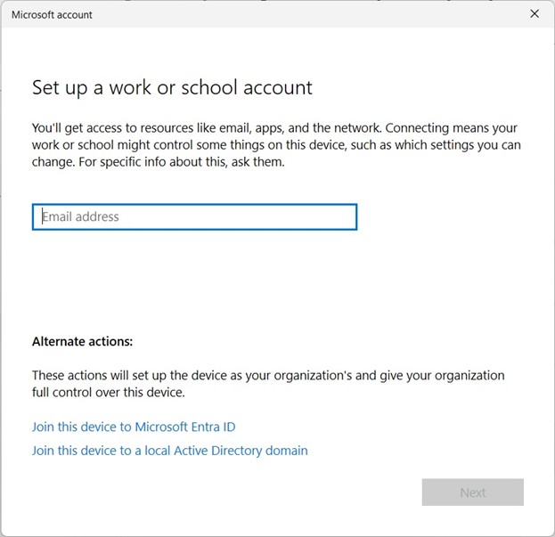 Connecting and disconnecting a Windows 11 computer with Azure AD ...